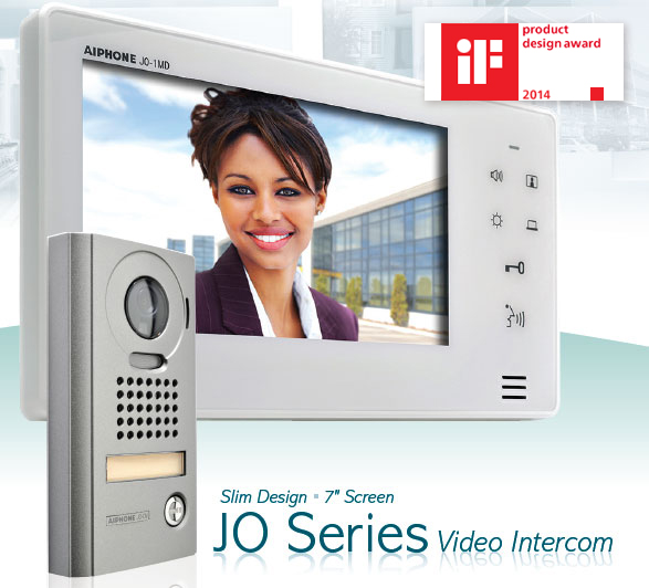 JO Series: 7-Inch Touch Button Video Intercom - AIPHONE UK - Audio ...