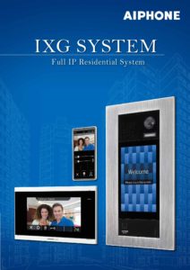 IXG Brochure - AIPHONE UK - Audio, Video & IP Intercoms