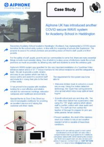 Academy School case study - AIPHONE UK - Audio, Video & IP Intercoms
